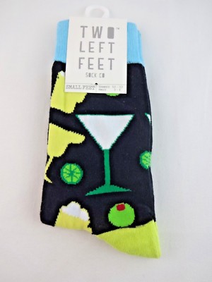 Martini Lover's Socks Best Cocktail Two Sizes Black Green Olives His ...