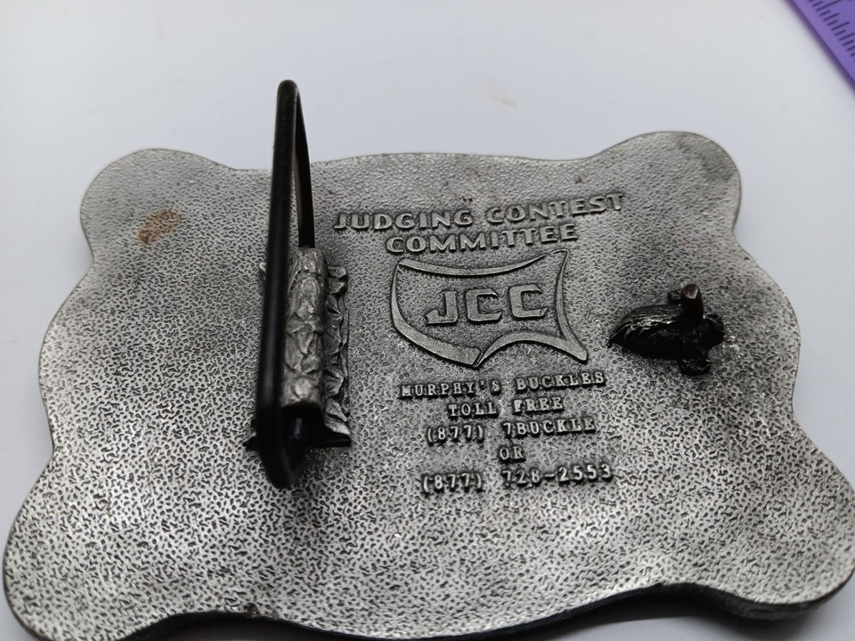 2003 Houston Livestock Show and Rodeo Exhibitor Belt Buckle JCC | eBay