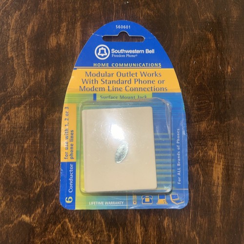 SOUTHWESTERN BELL S60601 Surface-Mount Jack For All Phones New In Box ...
