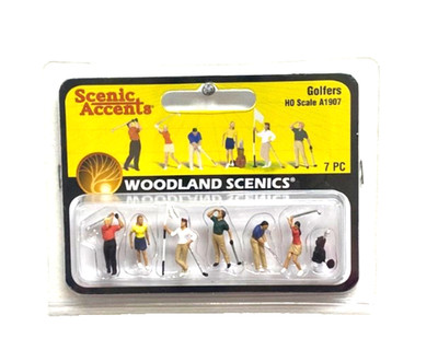 HO Scale Woodland Scenics A1907 Golfers Figures (6) pcs | eBay