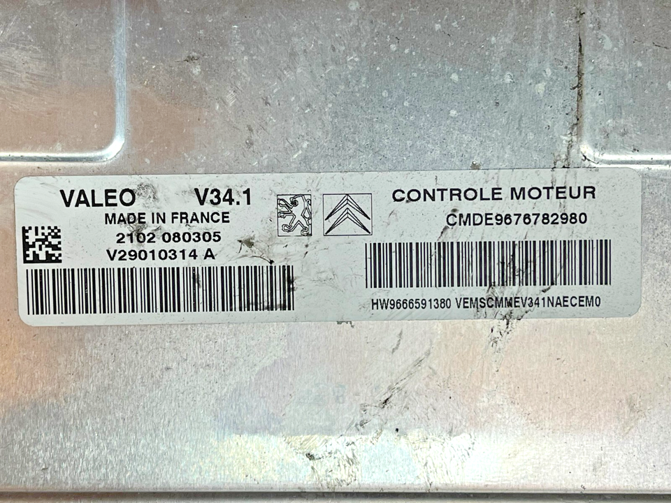 Peugeot / Citroen - 9676782980 / 9666591380 V34.1 - ECU Engine Control ...