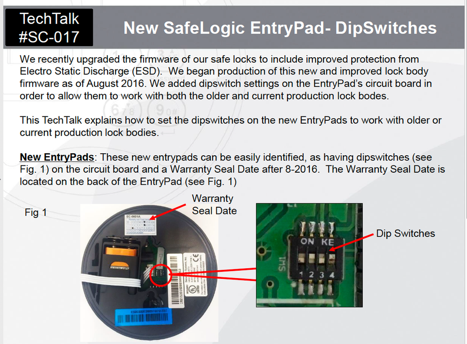 SecuRam Safelogic Basic Electronic Lock & Keypad SET - Swingbolt ...