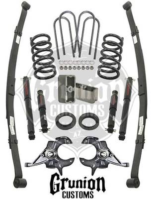 Chevy S10 4/5 Lowering Kit 1982-2004 Ext Cab w/ Nitro Drop Shocks ...