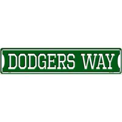 Dodgers Way Novelty 3"x12" metal street sign plaque Home Door Garage ...