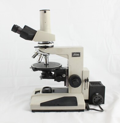 Nikon Optiphot POL Polarizing Trinocular Microscope Petrographic Quartz ...