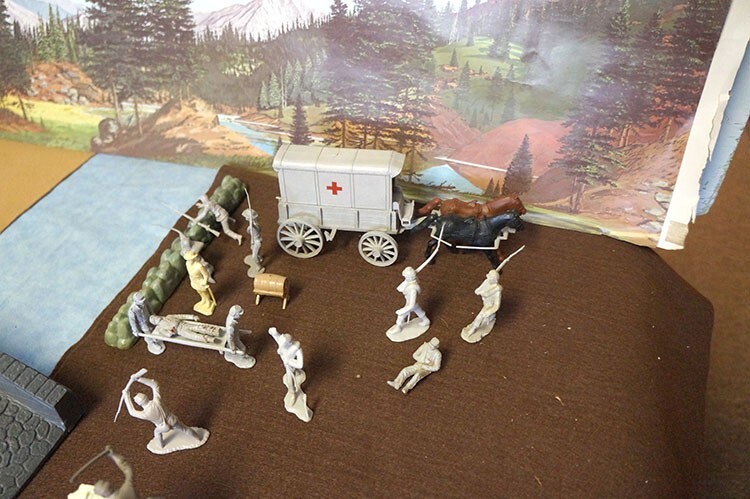 VINTAGE MARX 1960s CIVIL WAR PLAYSET PIECES | eBay