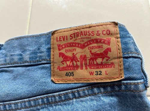 Woman's Levi Strauss 405 Demin Shorts Size 32 W Vintage Shorts Retro Jeans | eBay