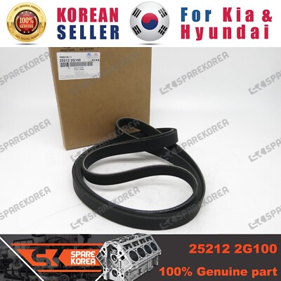 Genuine/OEM 252122G100 RIBBED BELT-V for Kia Sorento R | eBay