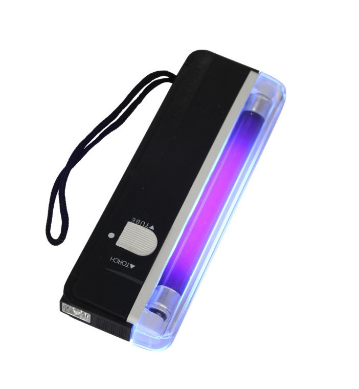 1PCS 4W Mini Portable UV Ultra Violet Black Light Lamp Torch BANK NOTES ...