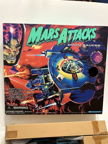 New Open Box 1996 Trendmasters MARS ATTACKS! DOOM SAUCER 96882067194| eBay