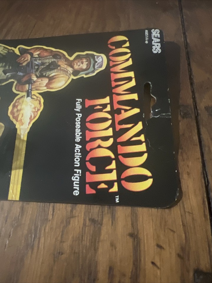 1980's Remco Sears Commando Force Up-Heavel Action Figure sealed NIP ...