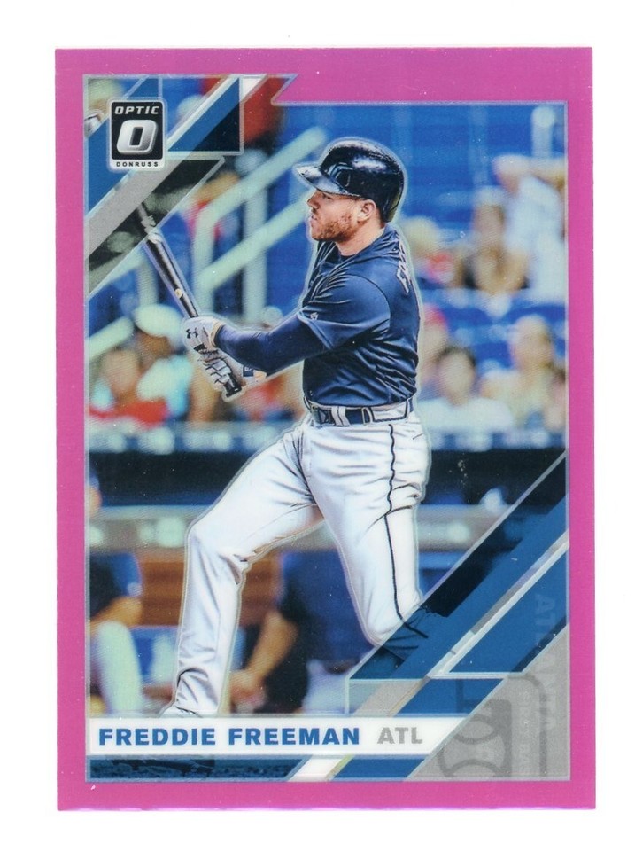 FREDDIE FREEMAN 2019 Donruss Optic #175 Pink Atlanta Braves | eBay