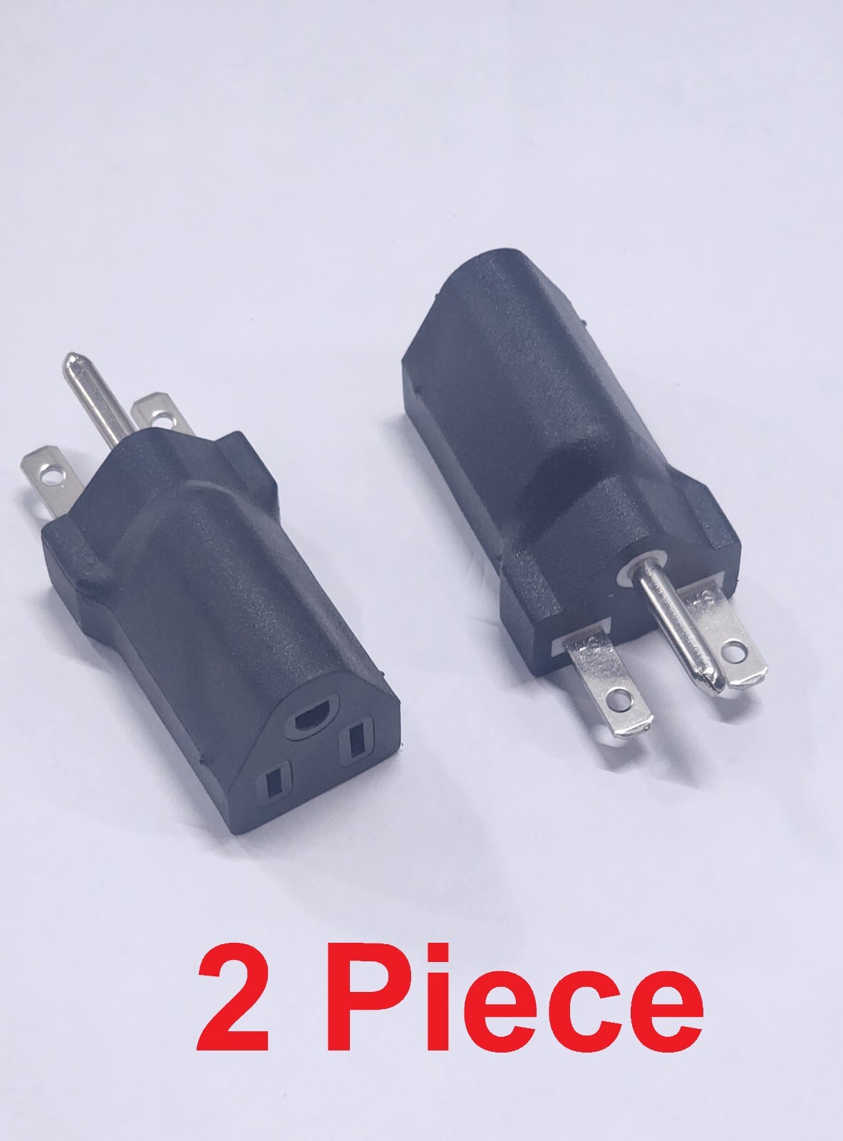 2pc 3-Prong 110-120V to 220-240V Plug Adapter for Grow Light Fixture ...