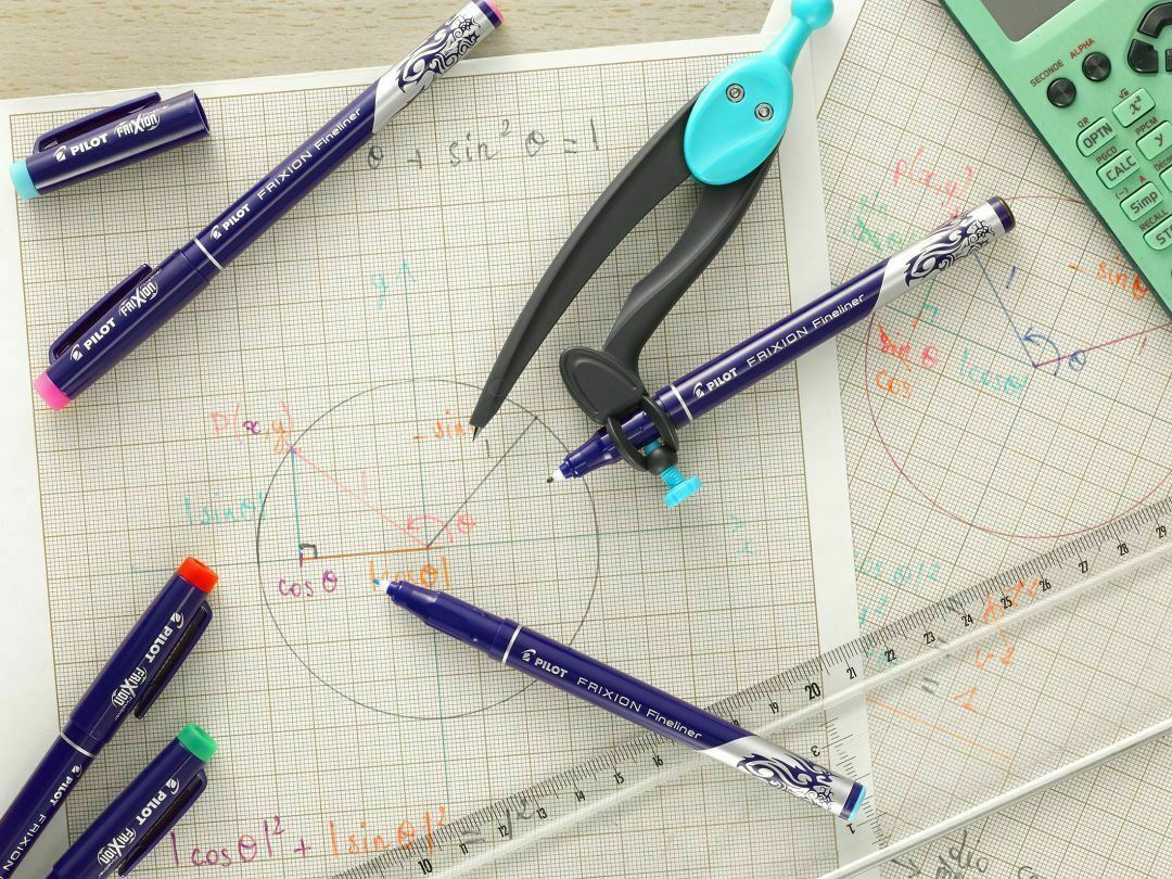 Pilot Frixion Eraseble Fineliner SW-FF Marker Pen 1.3mm - All 12 ...