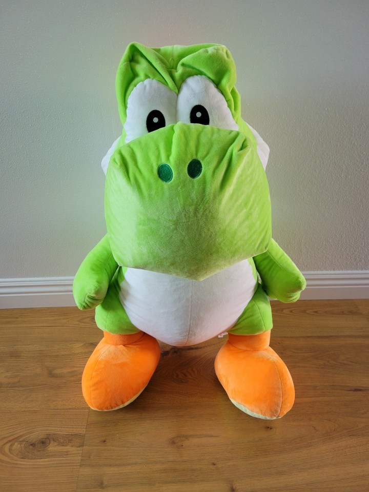 36" Jumbo Yoshi Plush - Super Mario Bros Nintendo Good Stuff 3Ft | eBay