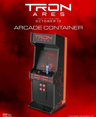 Tron Ares limited Ed Arcade Popcorn Bucket regal cinema Presale ship ...