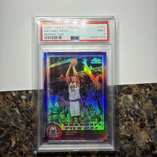2000-01 Topps Chrome Refractor /199 Michael Redd #192 Rookie RC Psa 9 ...