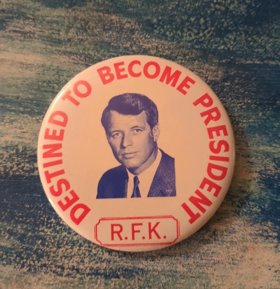 Robert F. Kennedy, Sr, Large 3.25 Inches, Pin, Button, Unique Item, RFK ...