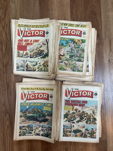 64 x The Victor magazine comics rare 1968 1969 1972 job lot collection ...