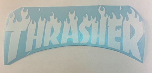 THRASHER Skateboard Magazine Logo - Die Cut Vinyl Decal Sticker Vintage ...