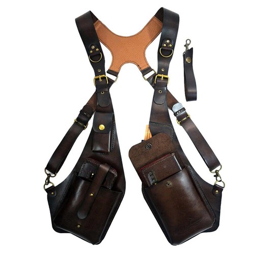 Anti-Theft PU Leather Concealed Underarm Shoulder Holster Bag Phone ...