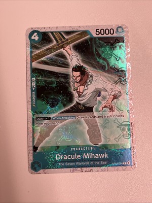 2024 One Piece PRB-01 English Dracule Mihawk Jolly Roger Reverse Holo ST03-005 | eBay