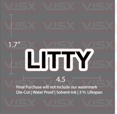 Litty people Bumper Sticker Decal Prank Funny It's lit meme weird flex ...