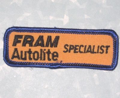 Fram Autolite Specialist Patch - 3" x 1" | eBay