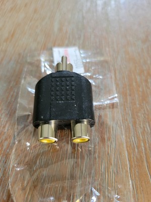 Dual RCA-Female to RCA-Male, Audio-Signal / Combiner / Splitter | eBay