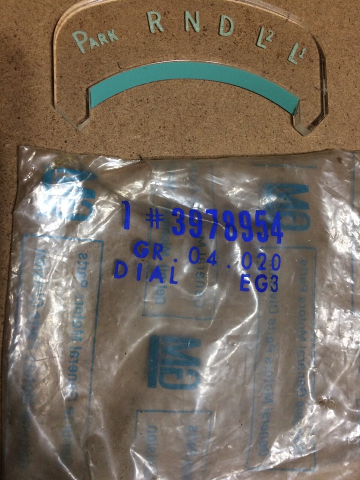 NOS GM #3978954 Shifter Dial, 1971-72 Chevy/GMC CK10-30 with TH350 or ...