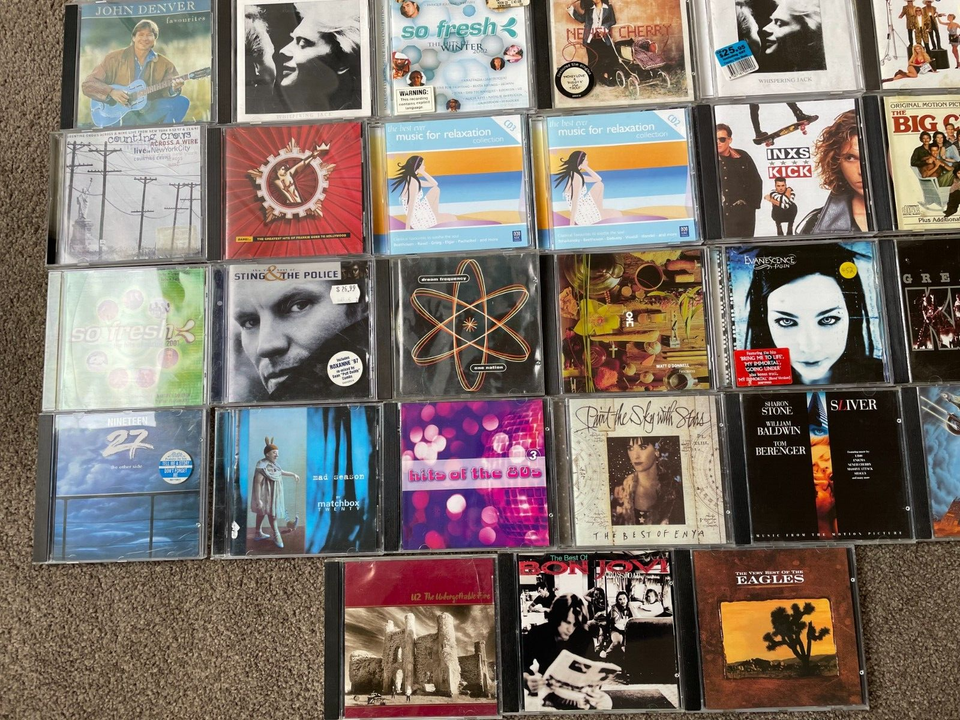 Bulk CDs - You choose Rock Rare Pop Compilation Classics All $6 each ...