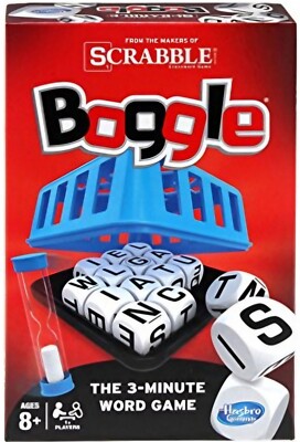 Boggle from Hasbro & Scrabble Classic Family Group Word Search Game | eBay