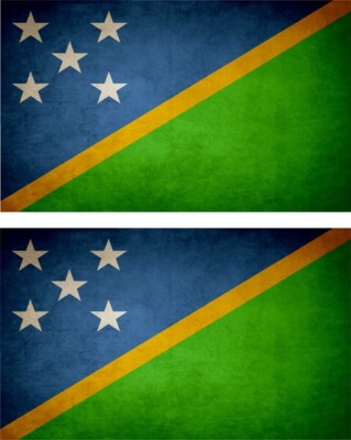 2X Vintage Distressed Flag Sticker SOL Solomon Islands | eBay