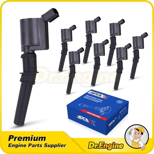 8x Ignition Coils Pack fit 00-10 Ford Lincoln Mercury VPG 4.6 5.4 7.3 7 ...