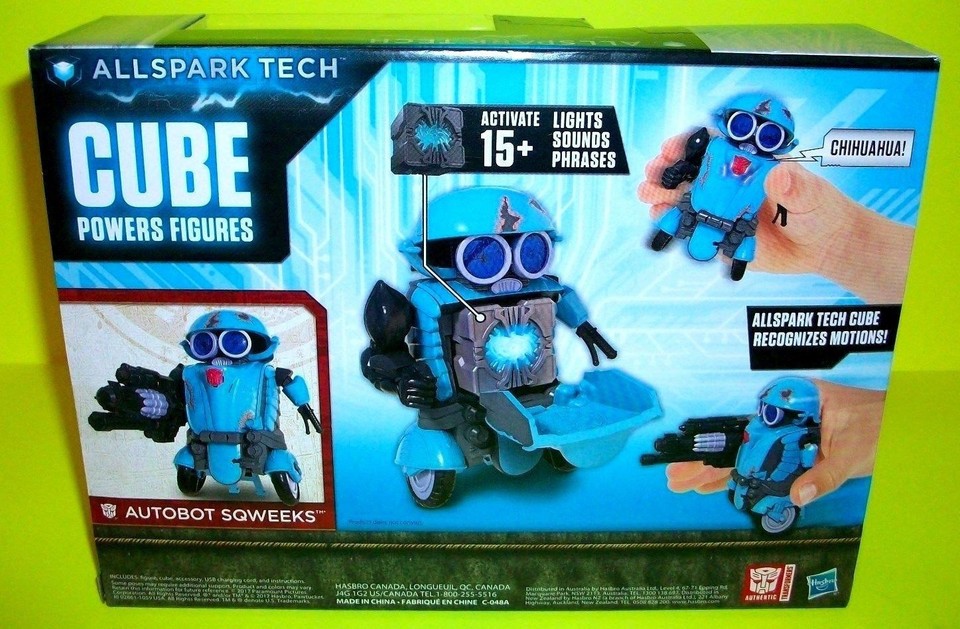 TRANSFORMERS All Spark Tech SQWEEKS Cube Power Movie Action Figure ...