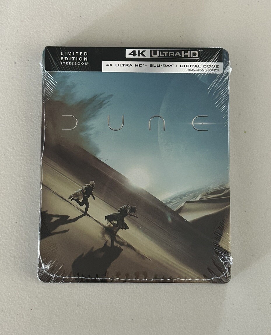 Dune 2021 Steelbook 4K Ultra HD + Blu-ray + | Grelly USA
