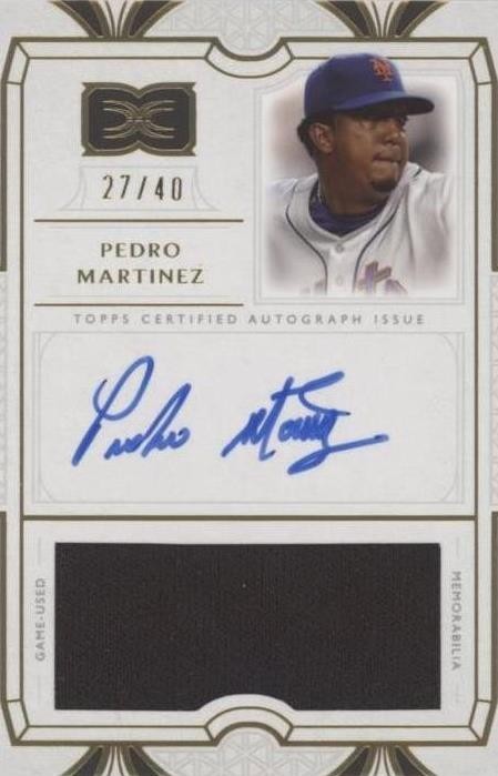 2024 Topps Definitive Collection - Definitive Autographed Relics Pedro ...