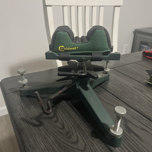 Caldwell Shouting Rest Stable/Adjustable Rifle Benchrest Support Green ...