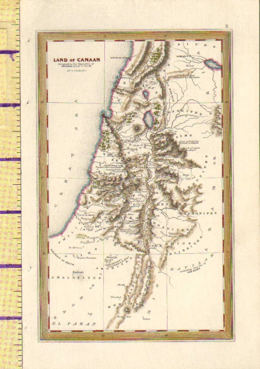 Canaan Map Abraham