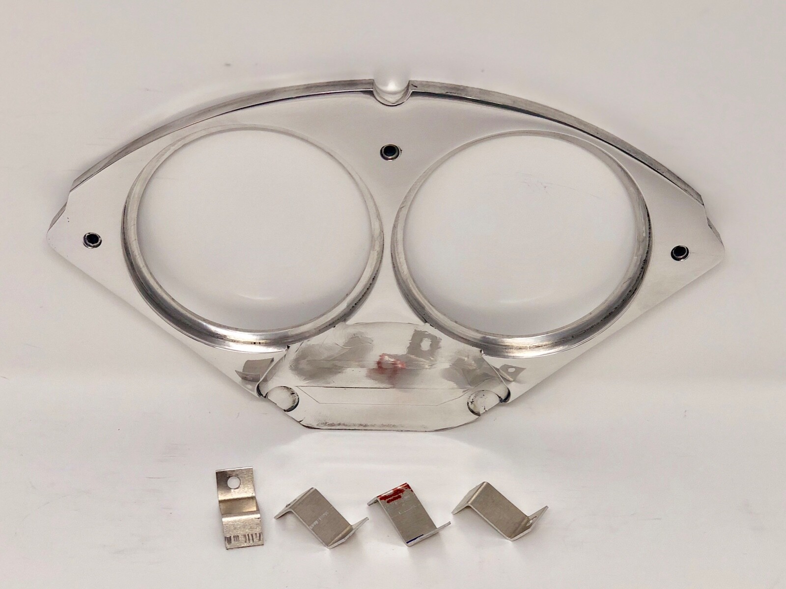 1955 1956 CHEVY CAR BILLET DASH INSERT REAR MOUNTED GAUGES | eBay Australia