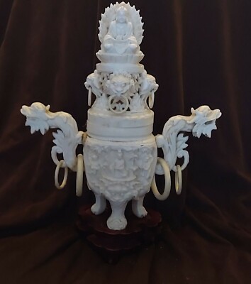 Men, Women & Children - Chinese Carved Faux Ivory