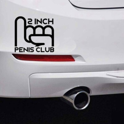 Funny Rude Car Bumper Stickers Crude Novelty Glossy Car Decal Choose ...