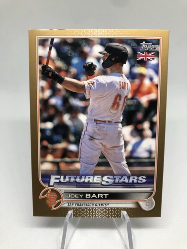 Joey Bart 2022 Topps UK Edition Gold /25 Card #11 Giants | eBay