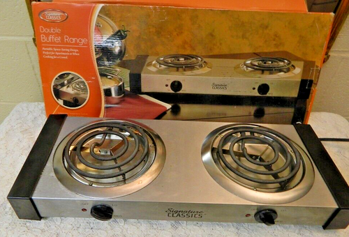Vintage Signature Classis Buffet Range Model Double Burner w/ Box ...