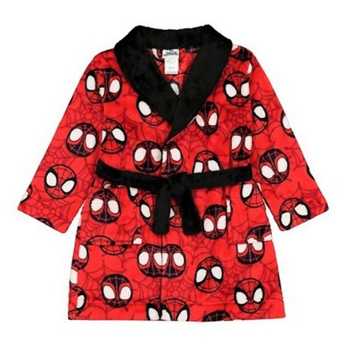 SPIDER-MAN MARVEL Super-Soft Fleece Belted Bath Robe NWT Toddler's 3T ...