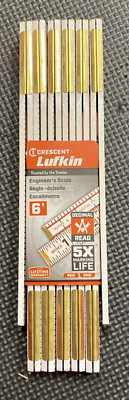 Lufkin 1066DN 6 Foot Wood Red End Folding Ruler - Tenths & Inches | eBay