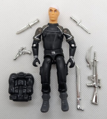 GI Joe Black Major Custom Action Man Space Force General Rey Chrome ...
