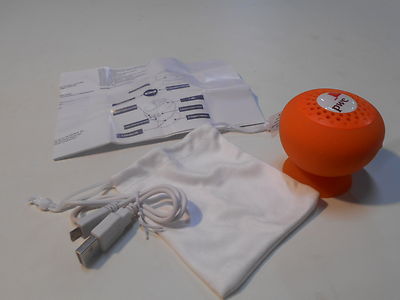 SpecTech T260 Gecko Bluetooth Wireless Speaker Fluorescent Orange ...