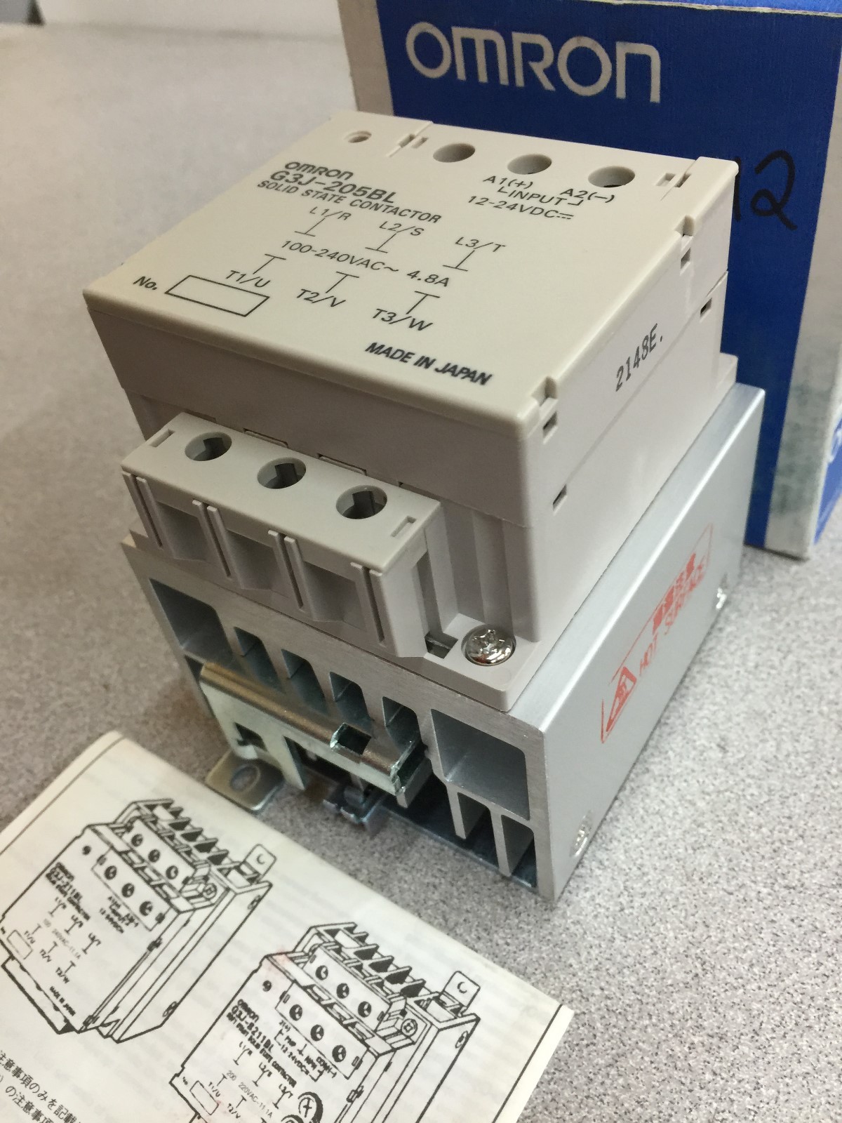 NEW IN BOX OMRON SOLID STATE CONTACTOR G3J-205BL 24VDC | eBay