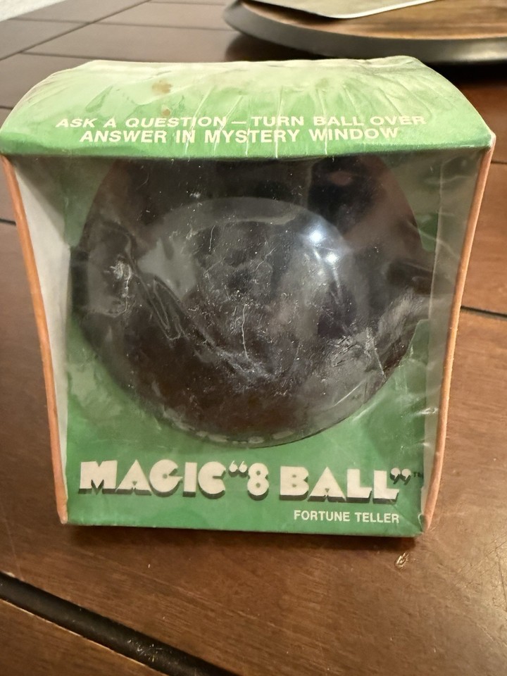 magic 8 ball fortune teller with box 1979 New | eBay